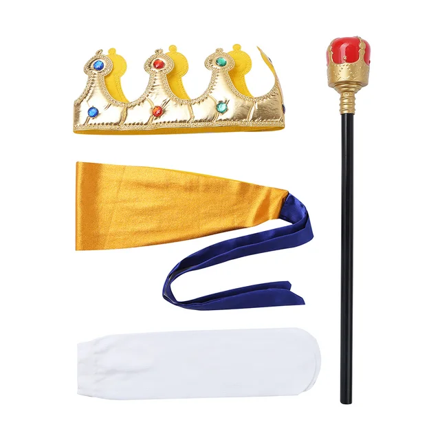 Prince Cloak Crown Cosplay Costume For Kids - AllCosplay.com