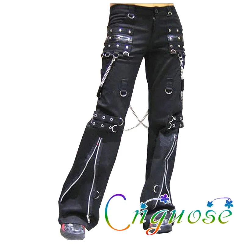 Kill Matt Punk Rock style Clothing Long Pants Punk Gothic Horn Casual ...