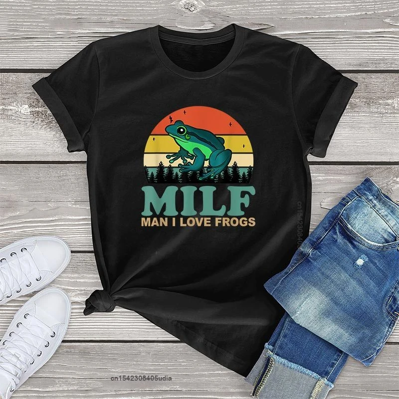 Milf Man Love Frogs Shirt | Milf Clothes | Milf Funny Tshirt | Cotton Tshirts - Cotton - Aliexpress