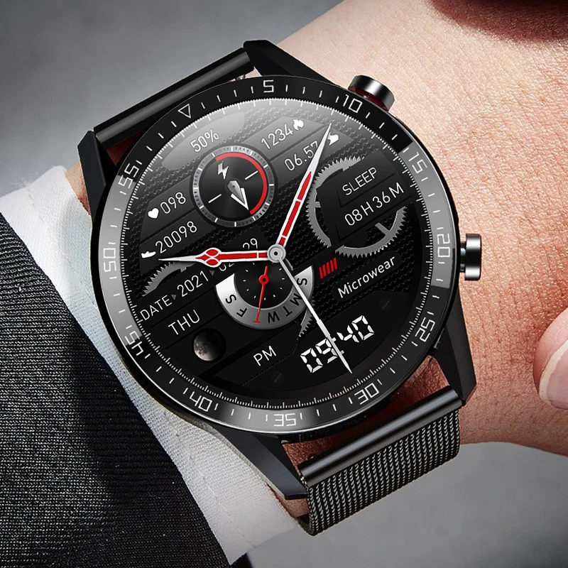 For-Huawei-Xiaomi-Android-Iphone-IOS-Phone-Smart-Watch-Men-Android-2021 ...