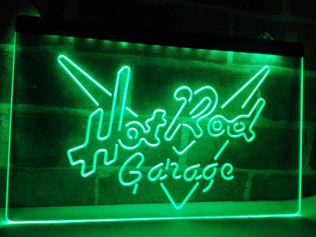 Hot Rod Garage Neon Sign