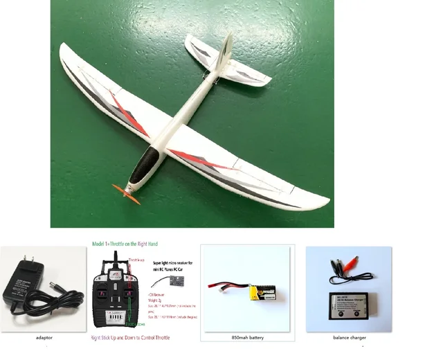 RTF Ready To Fly 1000mm EPP Spirit RC Glider Trainer Model | atelier ...