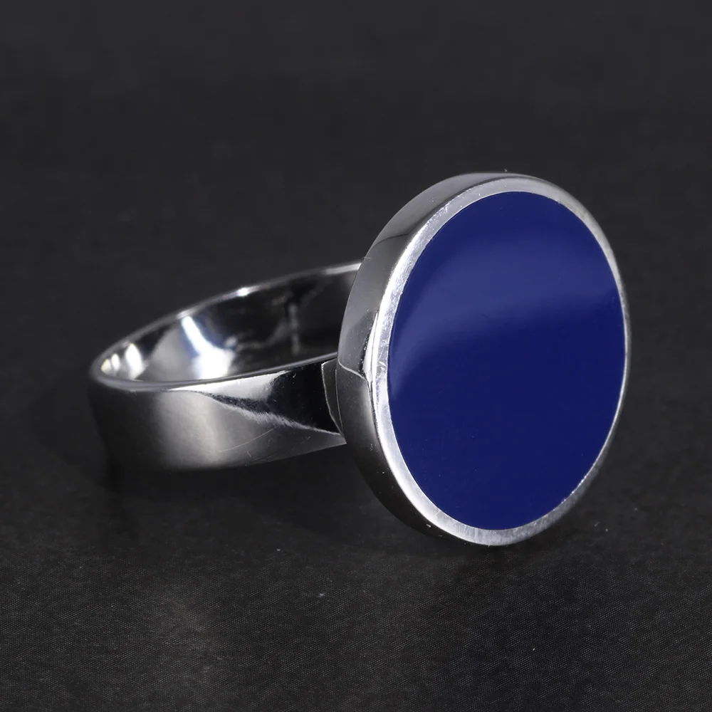 Round Turkish Rings Blue Color Gel | Muduh Collection
