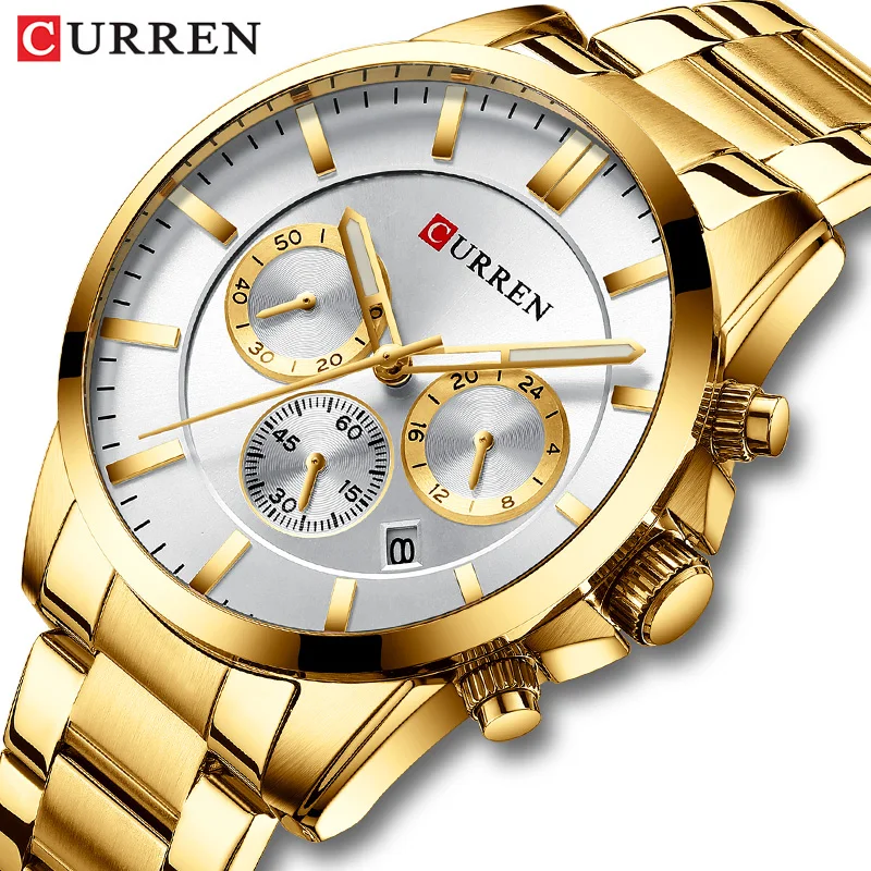 Wrist Watch | Clock | Quartz Wristwatches - Watch Men Curren Top Brand ...