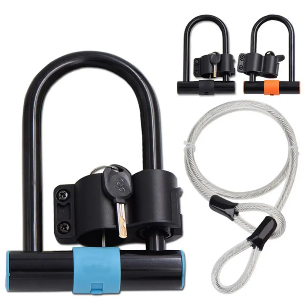Anti-hydraulic Shear U-shaped Lock Bicycle Safety Lock With Key ...