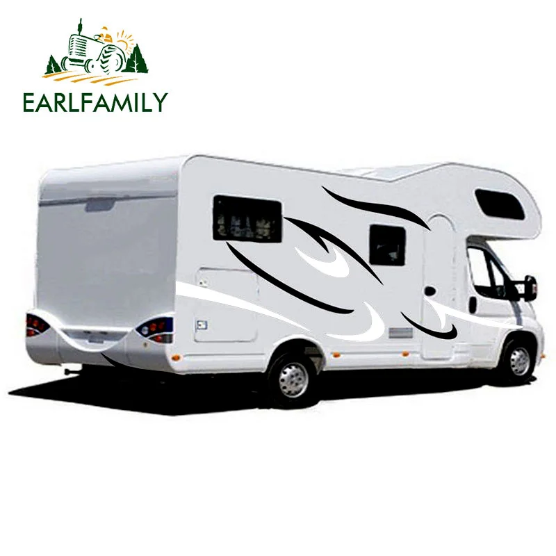 EARLFAMILY 2x Camper Van Stripes Graphics Vinyl Graphics Kit Decals Car ...