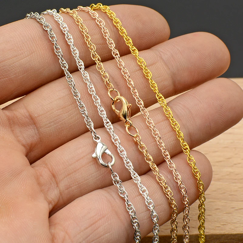 18 Inch Silver Rope Chain Necklace | Silver Rope Chain Mens 18 Inch ...