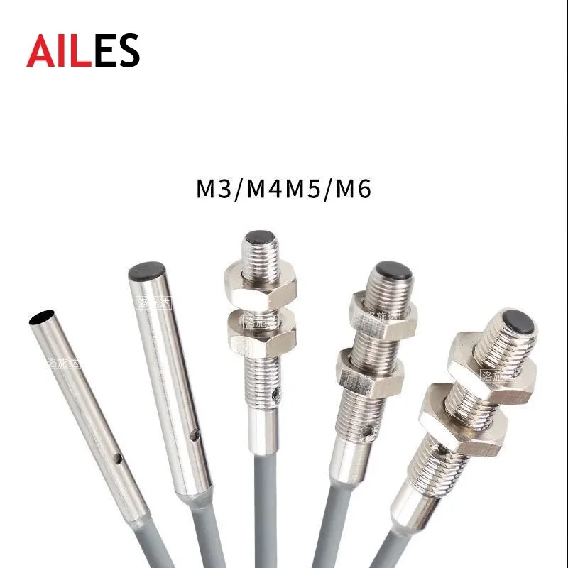Stainless Steel M3 M4 M5 M6 Mini Proximity Switches Inductive Sensor ...