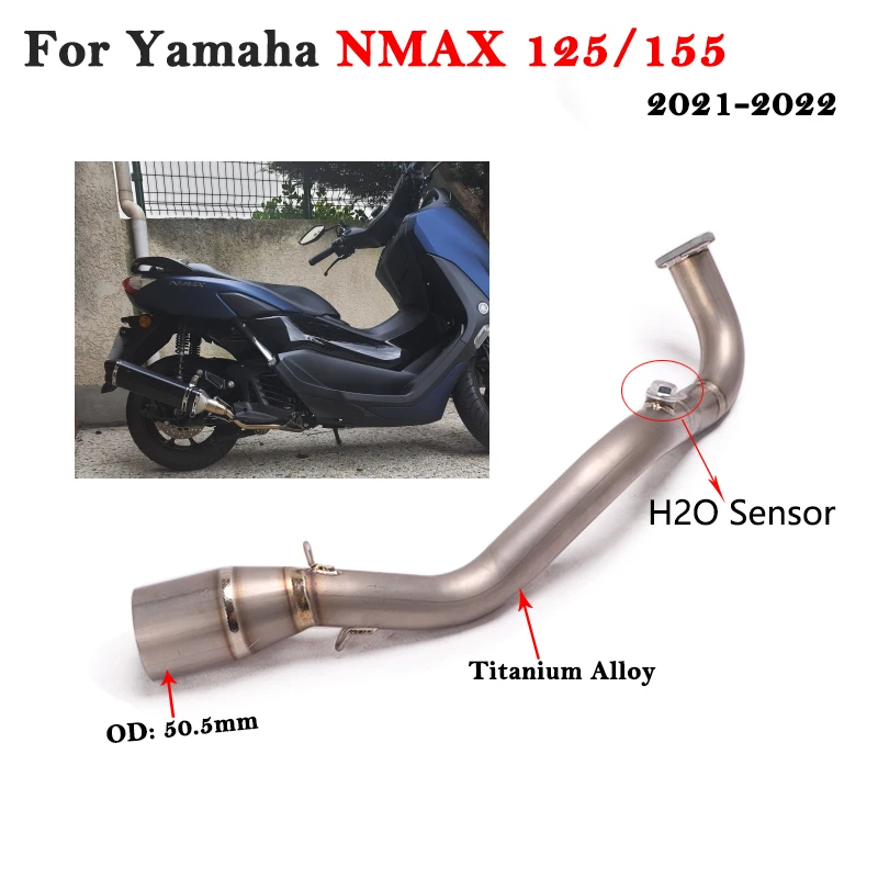 Motorcycle Exhaust Systems Slip On For YAMAHA Nmax 125 155 NMAX155 2021 ...