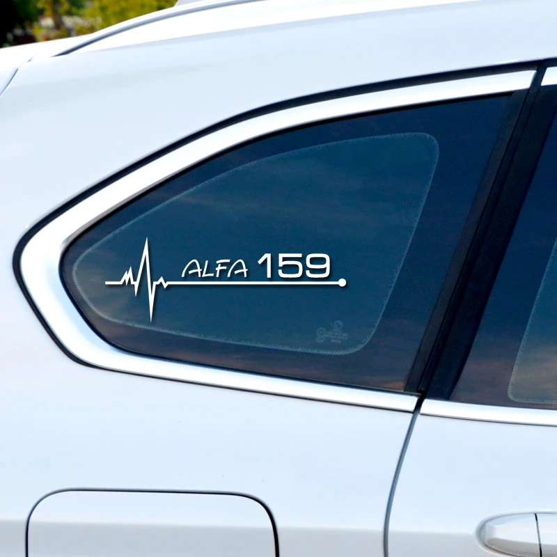 1pcs Car styling Auto Windows Sports Racing Sticker Decal For alfa ...