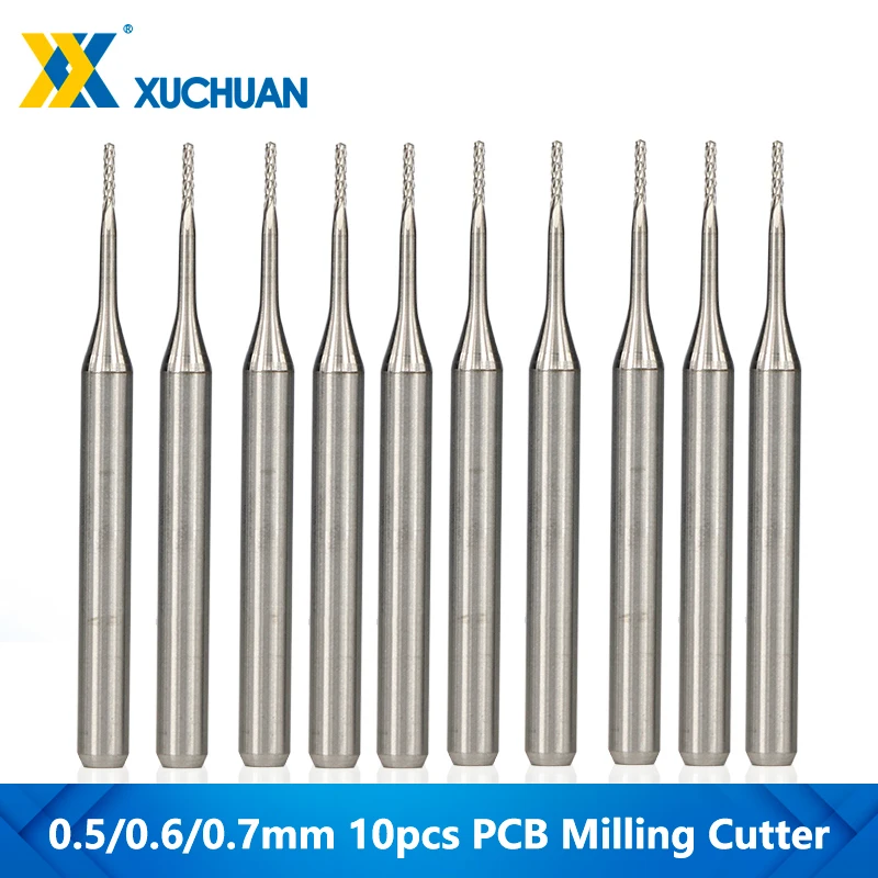 PCB-Milling-Cutter-10pcs-Corn-End-Mill-Set-0-5mm-0-6mm-0-7mm-PCB ...