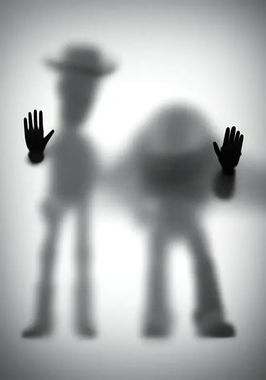 Walt Disney And Mickey Mouse Shadow