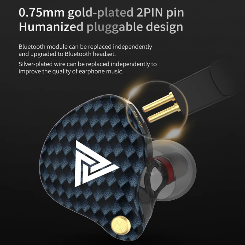 Headset Graphene Diaphragm Headphones Wired+Wireless Bluetooth Earphone ...