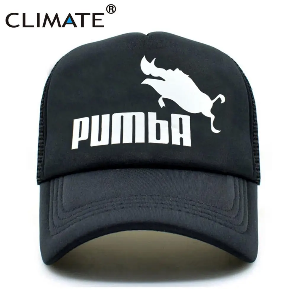 CLIMATE Funny Pumba Trucker Cap Hakuna Matata Hat Men Baseball Caps ...