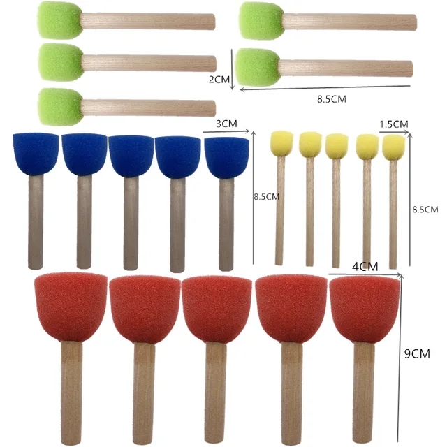 20PCS Ceramic Sponge Rod Set Water Absorbing Sculpture Bloom Pottery ...