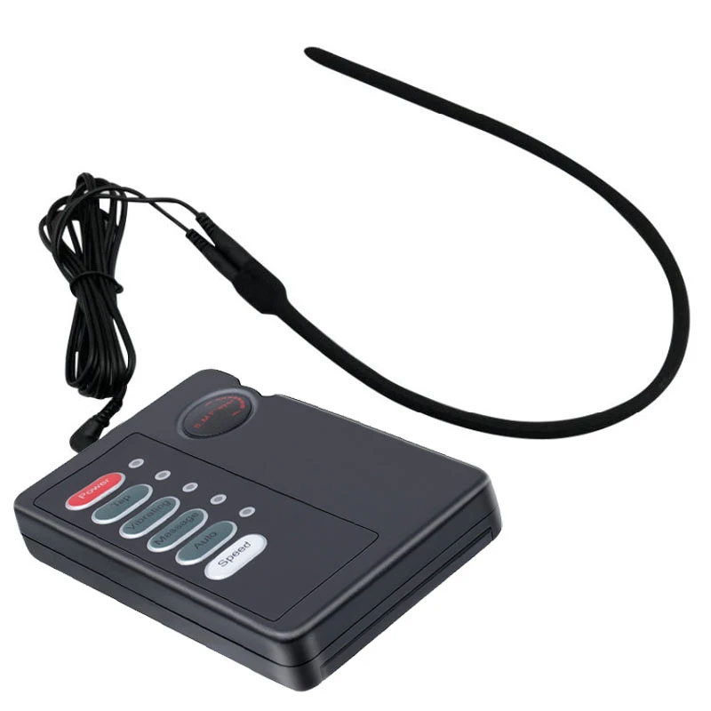 E-stim Urethra Insertion Penis Dilator Urethral Plug Silicone Electro ...