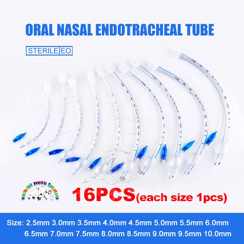 Endotracheal Tube with Cuff Disposable Endotracheal Intubation ID 2.5 ...