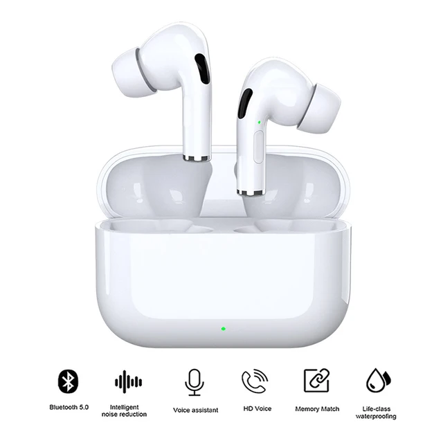 Wireless Headphones Bluetooth 5.0 Earbuds with charging box Button ...