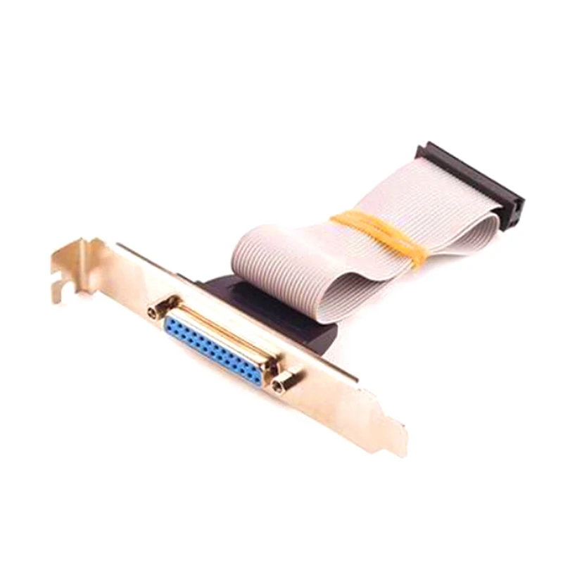 DB25-Adapter-with-Bracket-to-IDC-26-Pin-Ribbon-Cable-Motherboard-Slot ...
