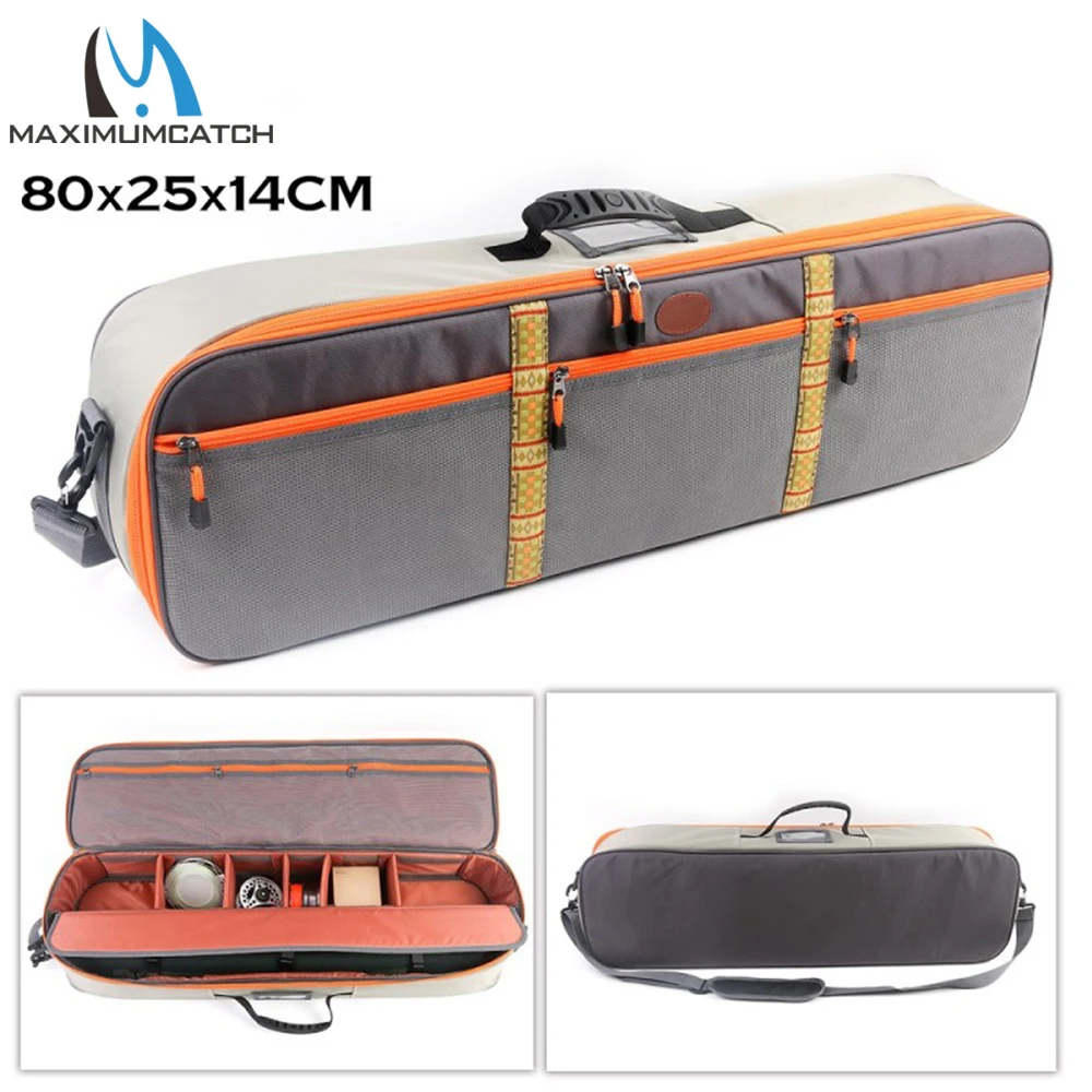 Maximumcatch Fishing Travel Case Adjustable Waterproof Fly Fishing Bag ...