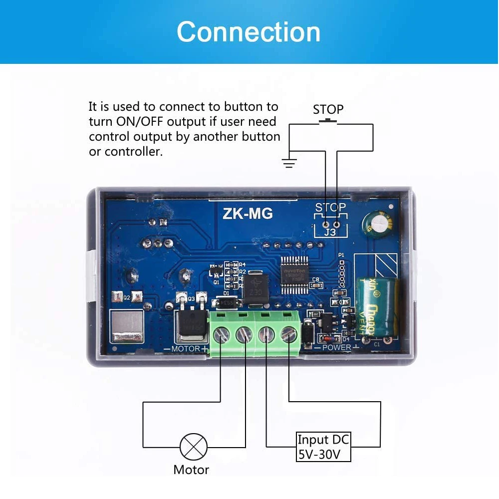 PWM Digitalanzeige Encoder Drehzahlregler 5V 12V 24V 150W DC Motor ...
