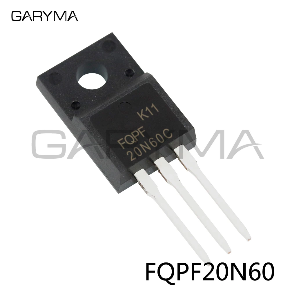 10pcs FQPF20N60 20N60 N Channel MOSFET TO 220|Transistors| - AliExpress