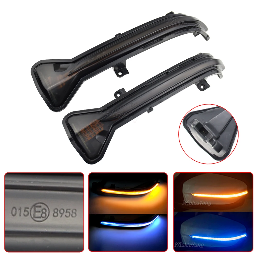 1pair Led Dynamic Turn Signal Light Side Mirror Blinker Sequential ...