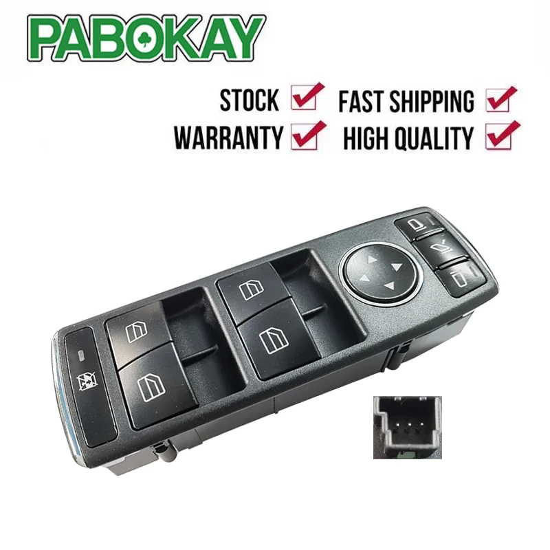 Front-Left-Power-Window-Master-Control-Switch-For-Mercedes-Benz-C200 ...