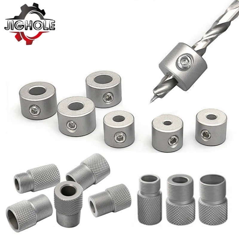 Woodworking Drill Bits Limit Rings 4-15mm Doweling Jig Drill Sleeve ...
