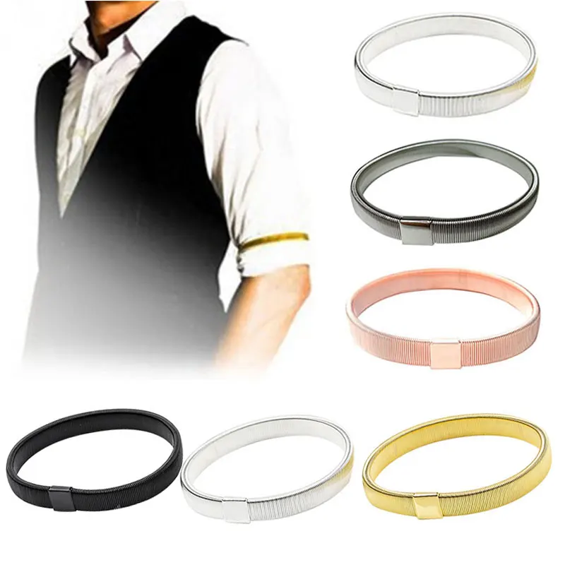 1pc-Wristband-Ladies-Shirt-Sleeve-Holders-Metal-Arm-Bands-Hold-Ups ...