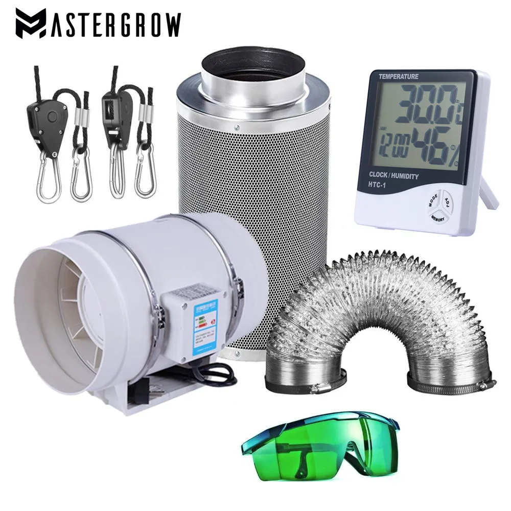 220V-Centrifugal-Fans-4-5-6-Inch-Activated-Carbon-Air-Filter-Set-For ...