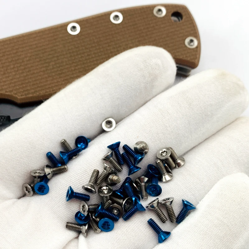 4pieces-Titanium-Alloy-Screws-Folding-Pocket-Knife-Handle-Screws-for ...