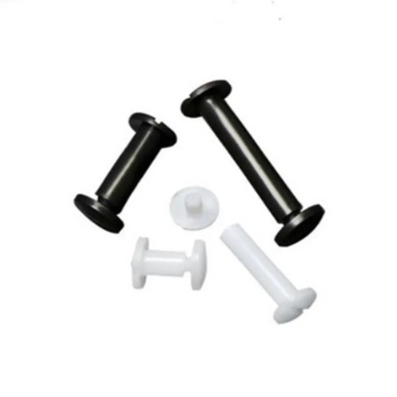 1000pcs 도매 m5.5 * 6/8/10/12/15/20/25/30 화이트 또는 블랙 나일론 섹스 볼트 시카고 나사 책 바인딩 포스트 나사|나사| - AliExpress