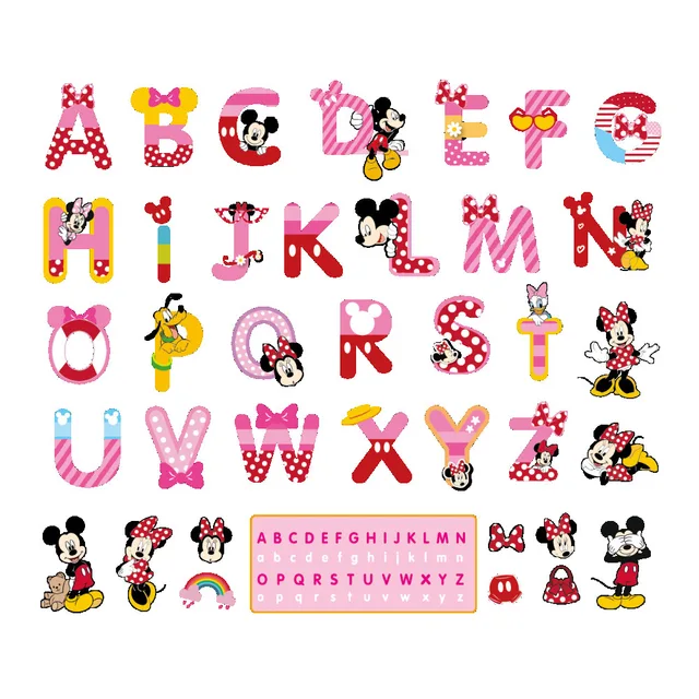 Mickey Mouse Letters Alphabet