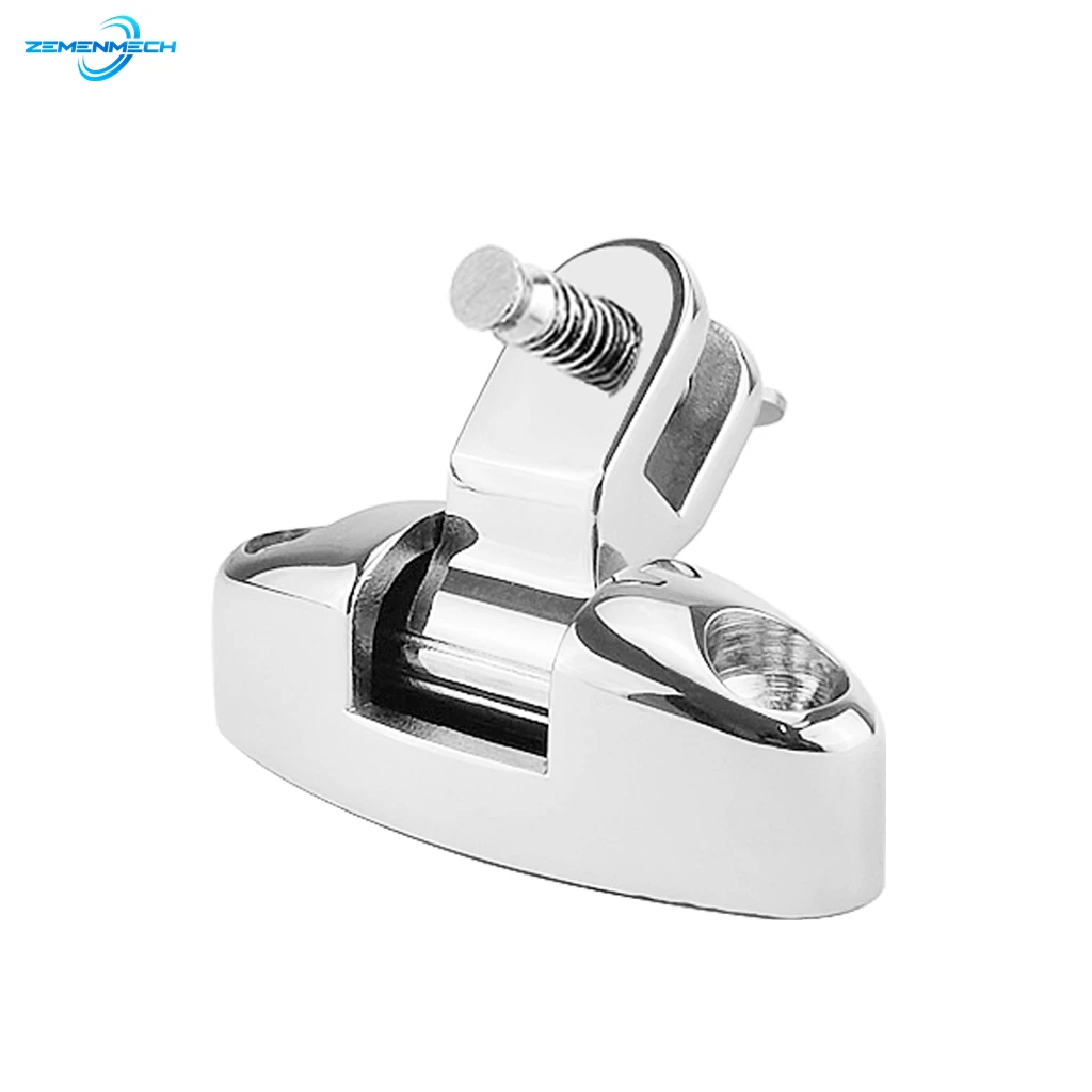 Boat Bimini Top Mount Swivel Deck Hinge With Rubber Pad Quick Release ...