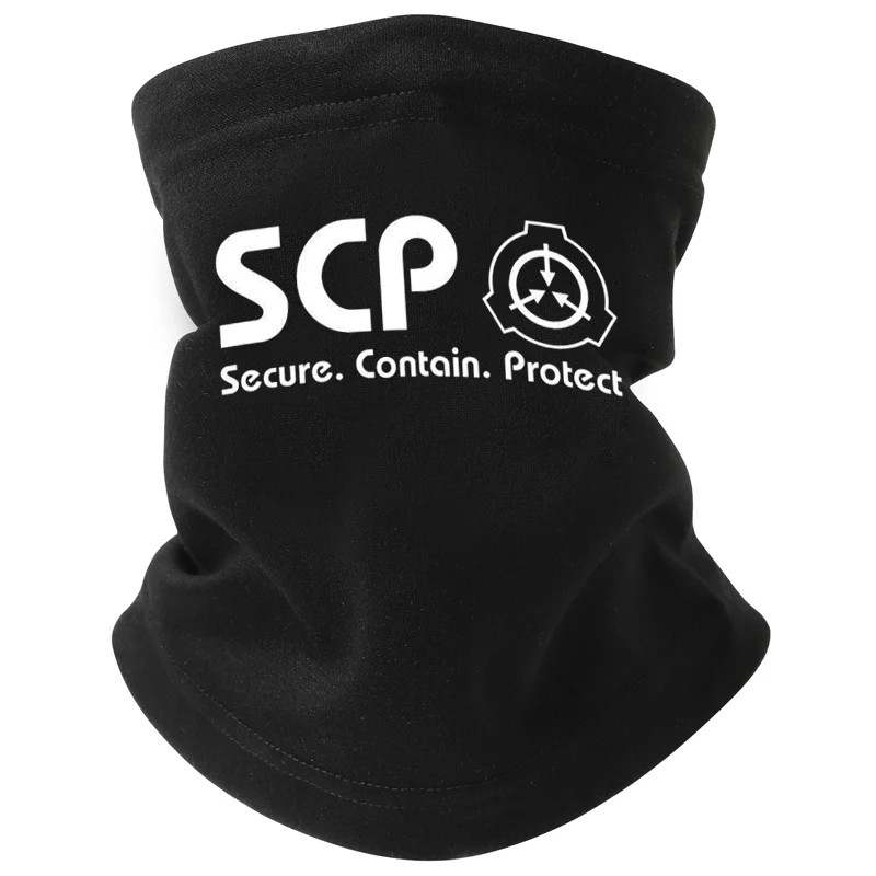 Masque facial SCP pour hommes et femmes, écharpe de cou pour garder la ...