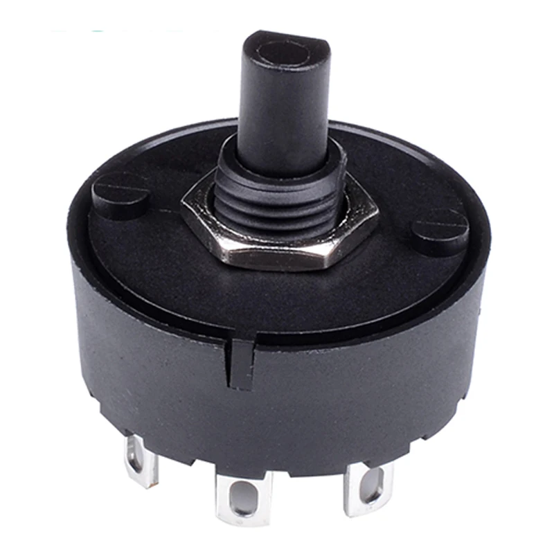 Round 6A 4 Position Rotary Switch 5pin Knob Switch Electric Oven 4 Gear ...