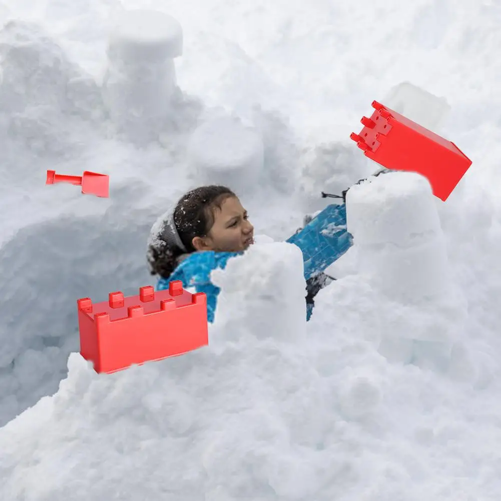 Kids Building A Snow Fort