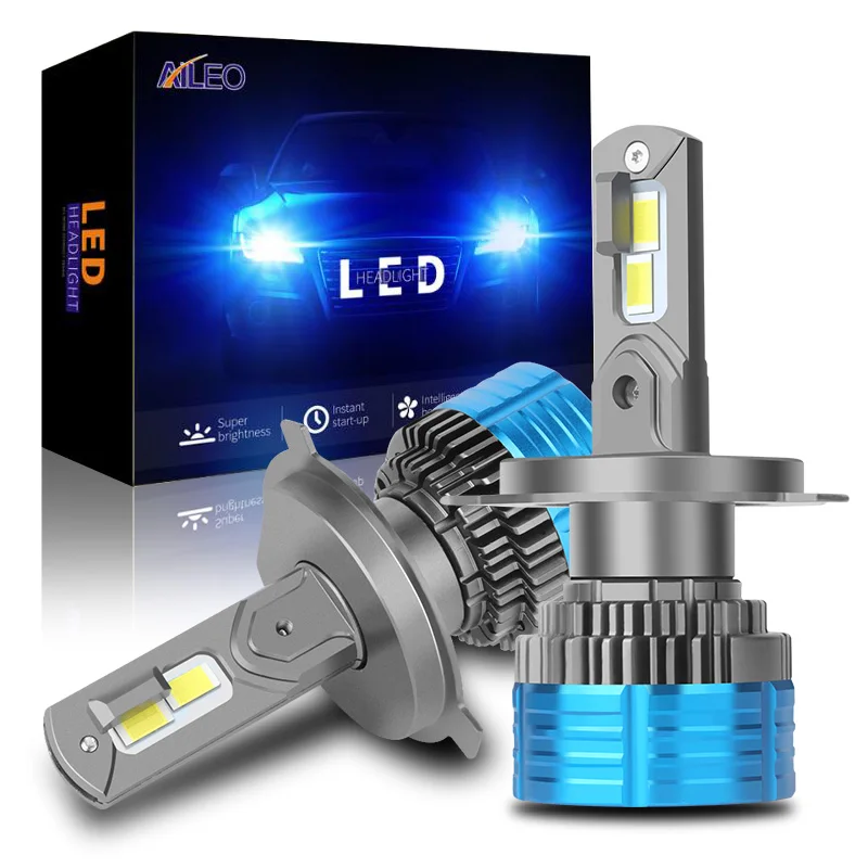 AILEO bombilla LED para faros delanteros de coche, 90W, 25000LM, H1, H7, H4, CANBUS, H8, H11 ...