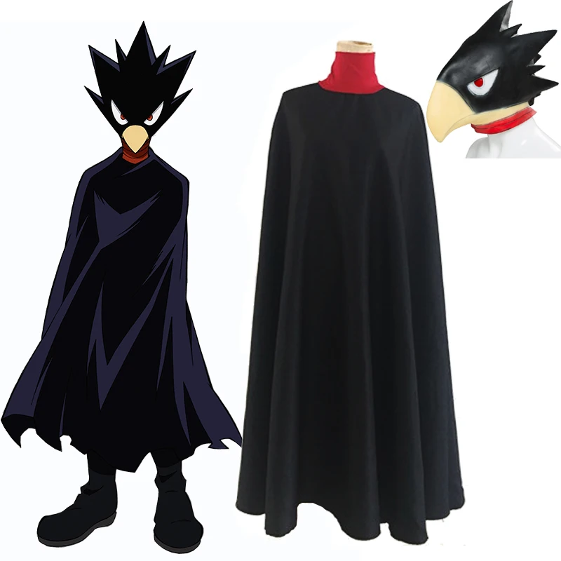 Anime My Hero Academia Cosplay Tokoyami Fumikage Cape Costumes Boku no ...