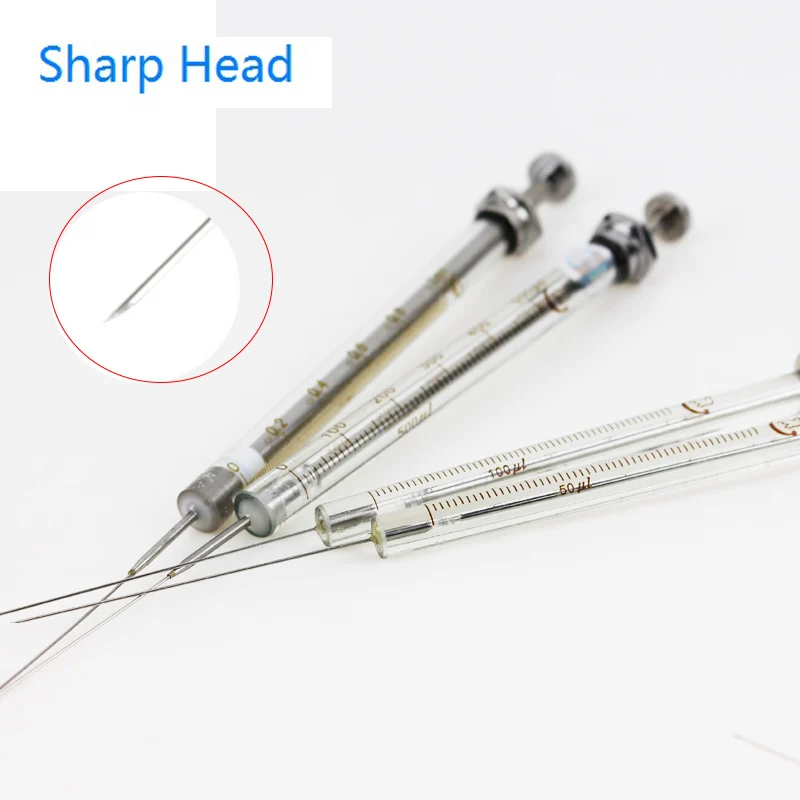 Microliter-syringe-Liquid-chromatographic-injector-Syringe-sharp-tip ...