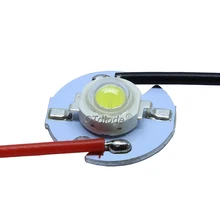 10pcs 1w 3w High Power Led With Wire Chip Lamp Bulbs Smd Cob Diodes Warm Cold White Red Green ...