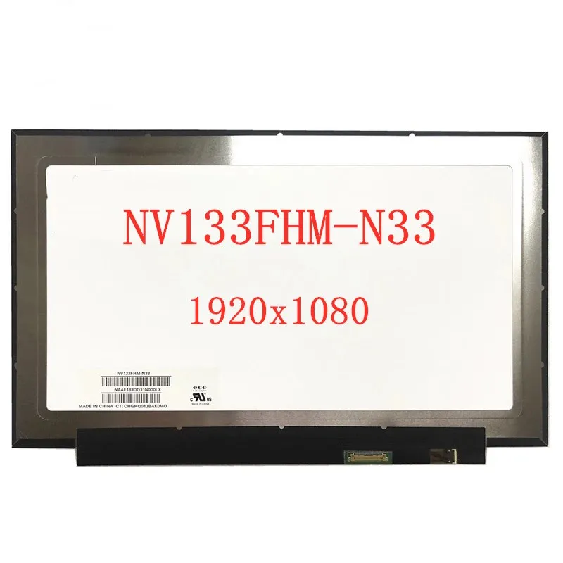 13,3 "computadora portátil NV133FHM N33 LCD pantalla LED NV133FHM N33 IPS pantalla de matriz de ...