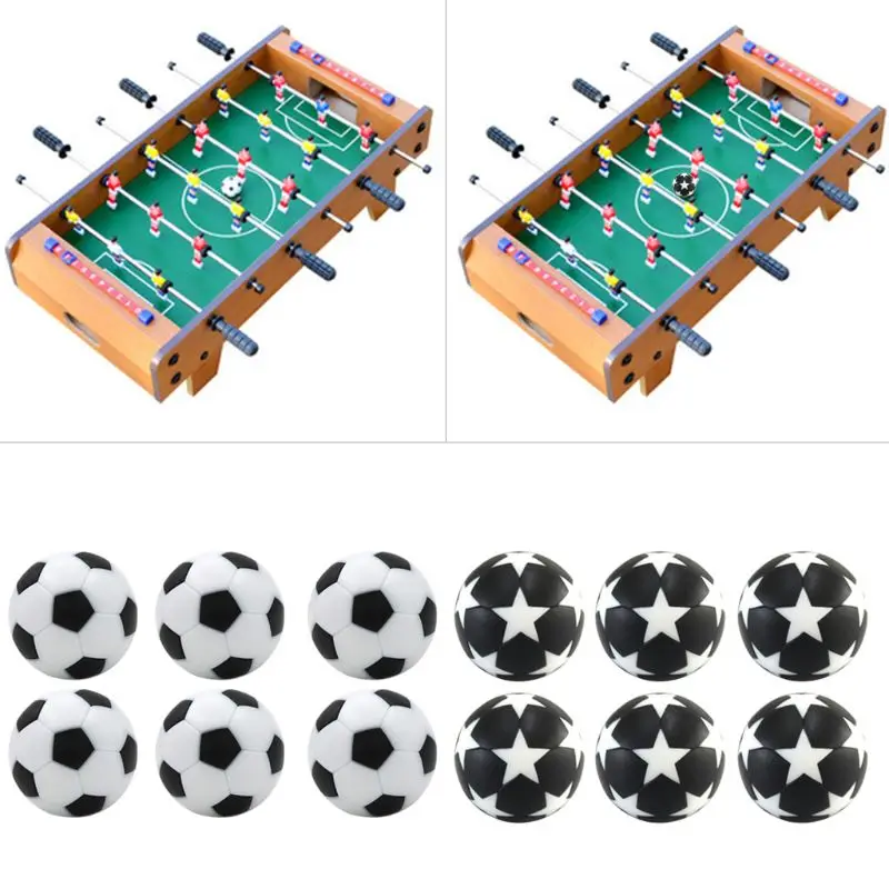 6pcs 32mm Table Soccer Foosball Fussball Football Machine Accessories ...