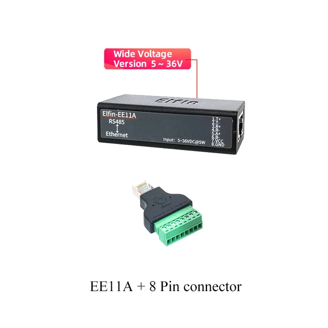 Soros Port Rs485 Az Ethernet Device Server Iot Data Converter Támogató Elfin-Ee11 Ee11A Tcp/Ip ...