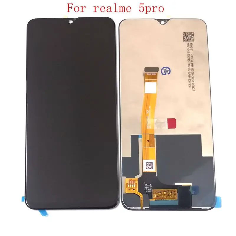 For Realme 5 Pro Rmx1971 Lcd Screen Display+touch Screen Digitizer ...