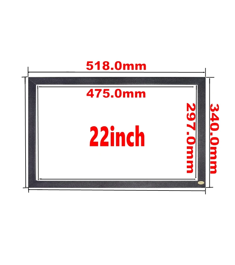 22 Inch Infrared Multi Touch Panel, Touch Screen Kit ,ir Touch Frame ...