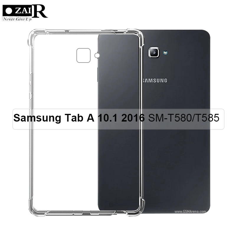 삼성 갤럭시 탭 A6 10.1 2016 SM T580 SM T585 T587 케이스, 실리콘 태블릿 가방, 소프트 TPU 후면 커버 케이스, 보호 쉘|테블릿 & 전자책 ...