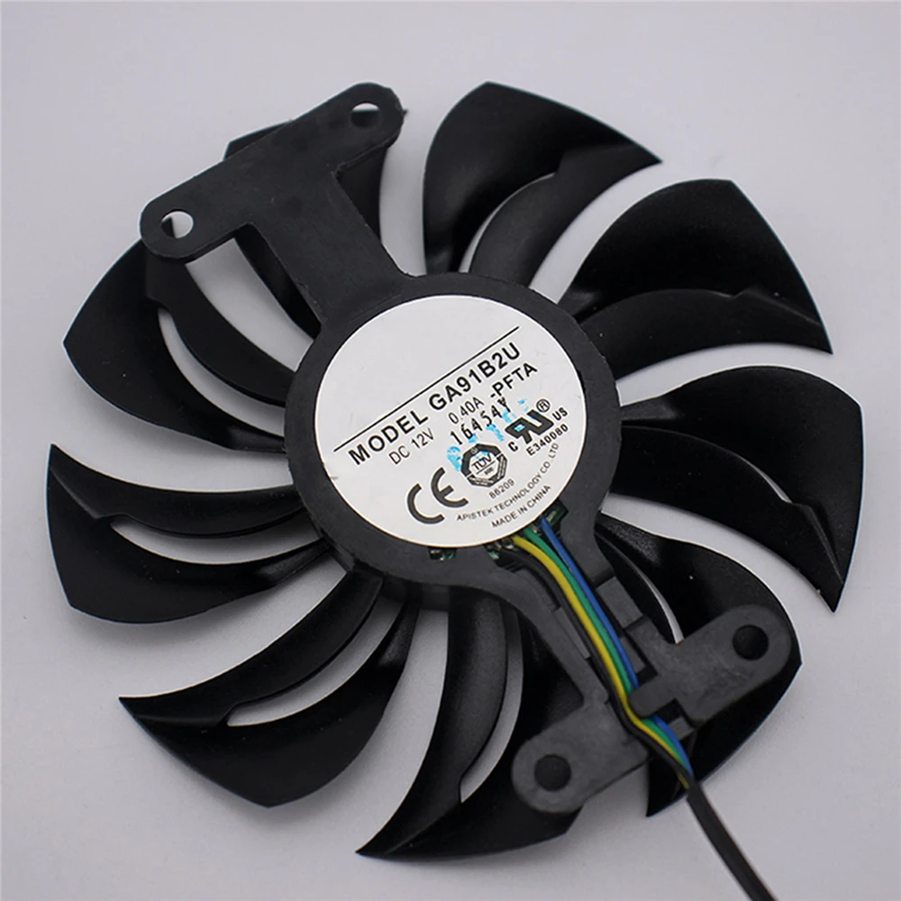 Dual Cooling Fan for Dataland PowerColor RX480 RX470 470D 580 ...