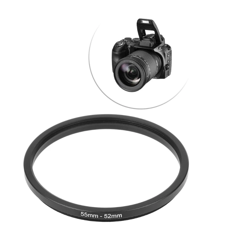 55mm-To-52mm-Metal-Step-Down-Rings-Lens-Adapter-Filter-Camera-Tool ...